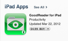 Goodreader app for iPhone, iPad has potential for journalism advisers, students - JEA