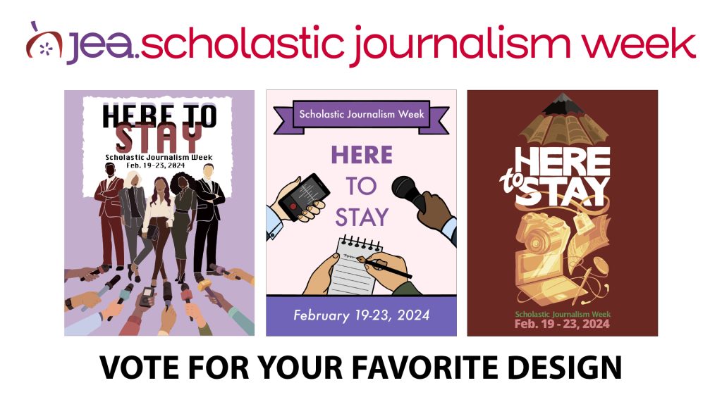 Malone’s poster design to represent Scholastic Journalism Week 2024 – JEA