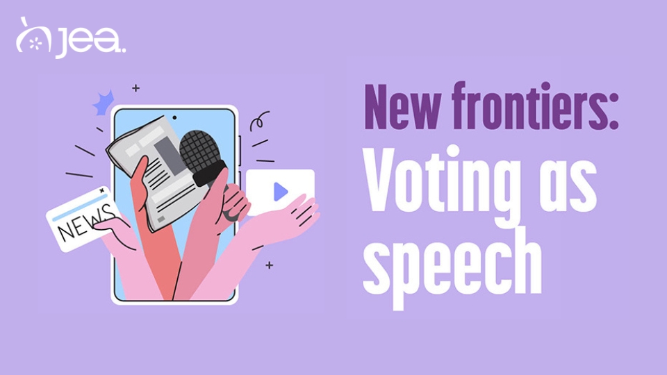 New frontiers: Voting as speech – JEA